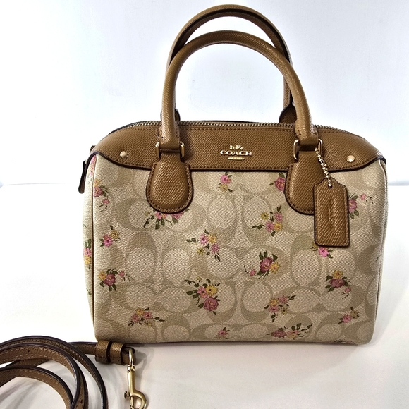 Coach | Bags | Coach Daisy Mini Bennett Satchel Cc Floral Flower ...